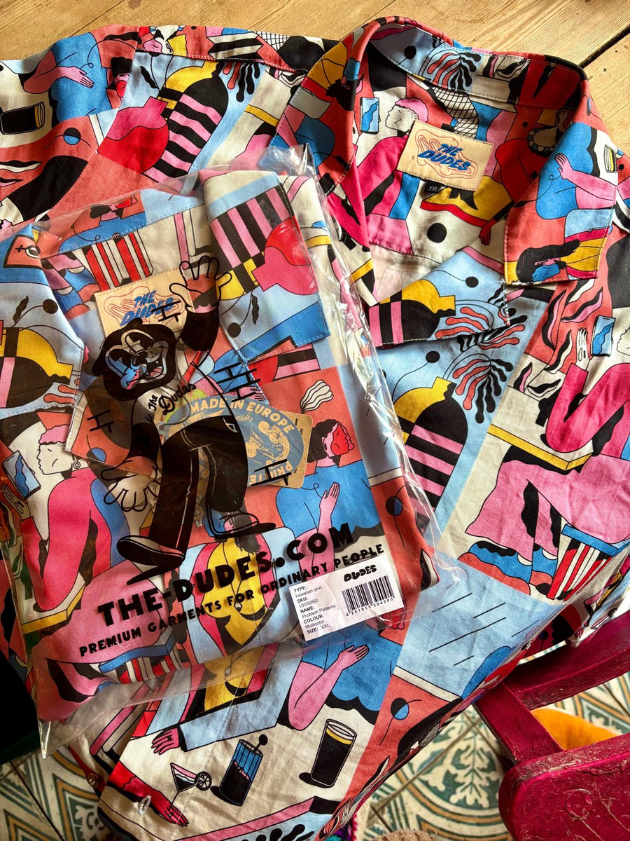 Problem Patterns Blouse Club Shirt X The Dudes Collab eco Hawaiian Shi – Alcopop! Records